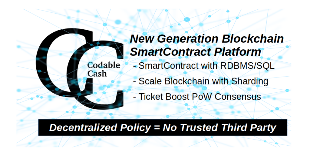 Scalable Smart Contract Blockchain Platform. - Codablecash